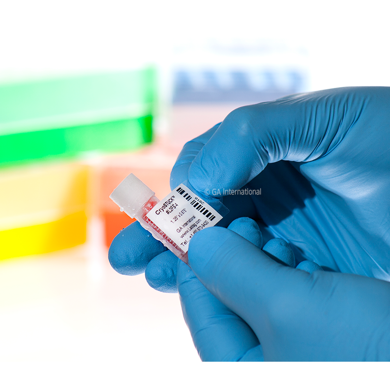 Cryogenic Thermal-Transfer Labels for Frozen Vials & Tubes - 1.25" x 0. ...