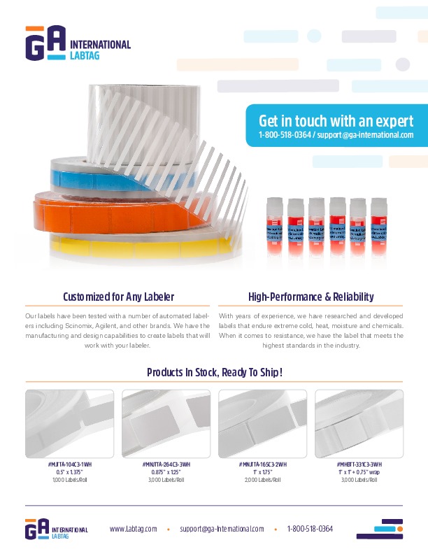 Catalog & Flyers - LabTAG by GA International