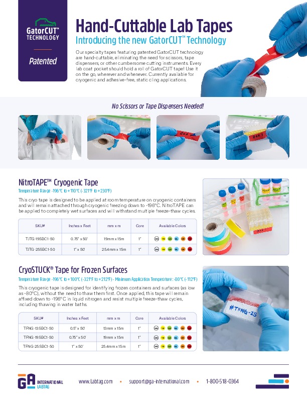Catalog & Flyers - LabTAG Laboratory Labels